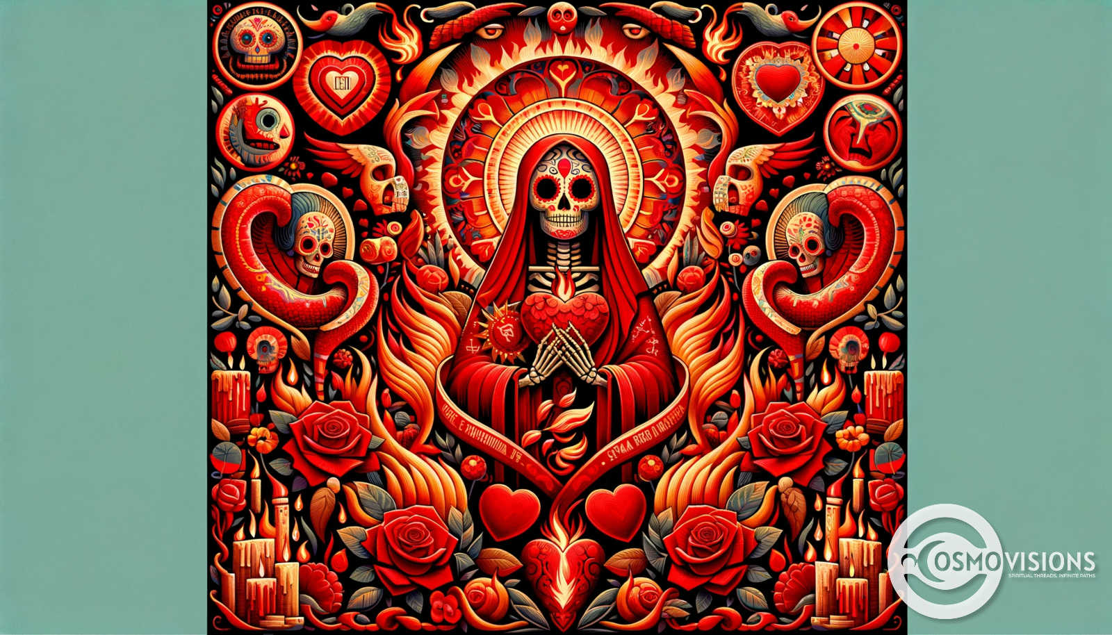 The Meaning and Symbolism of Red Santa Muerte in Mexican Folk Catholic ...