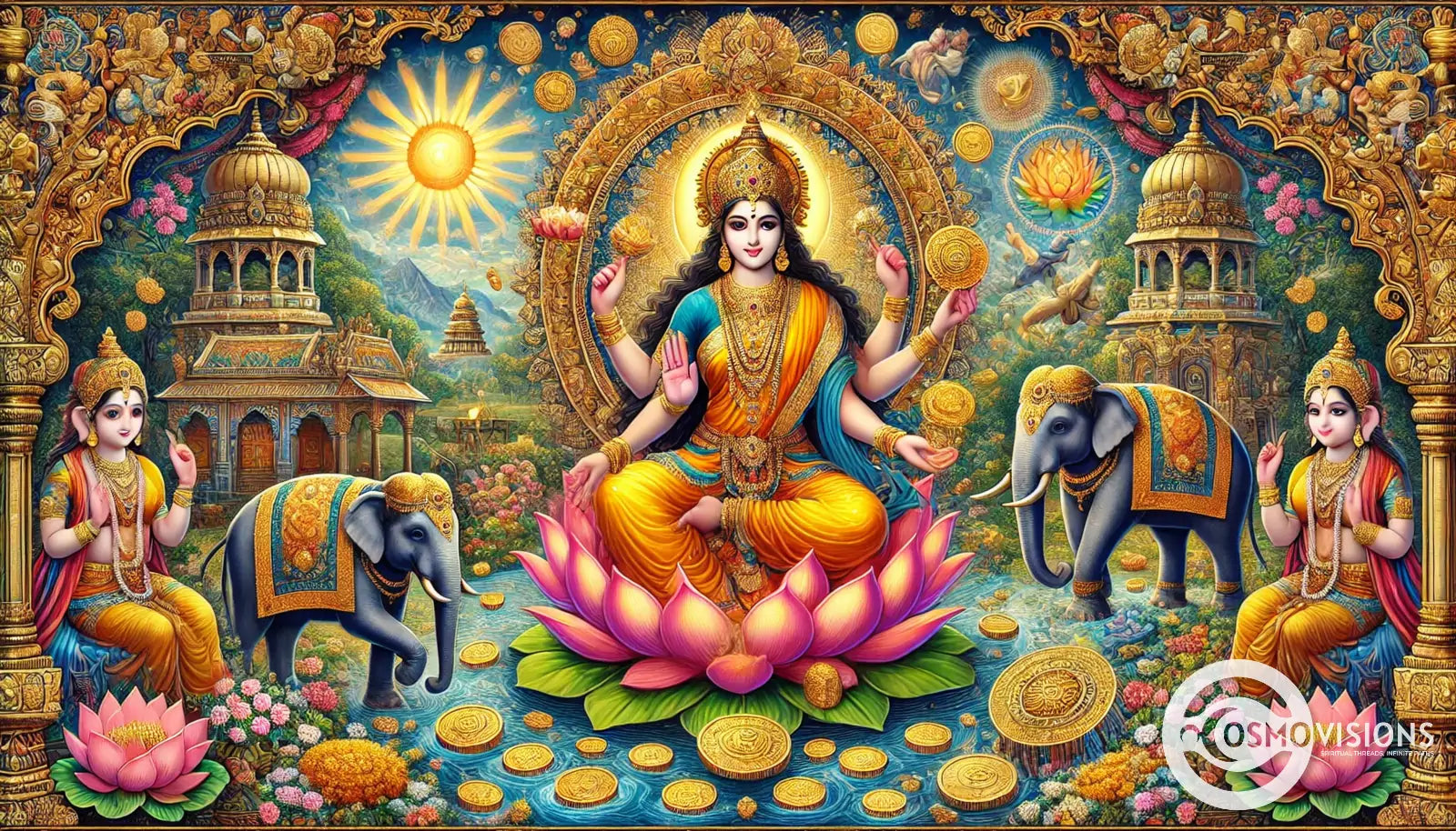 Hindu Goddess Lakshmi - Goddess of Wealth and Prosperity – Cosmovisions