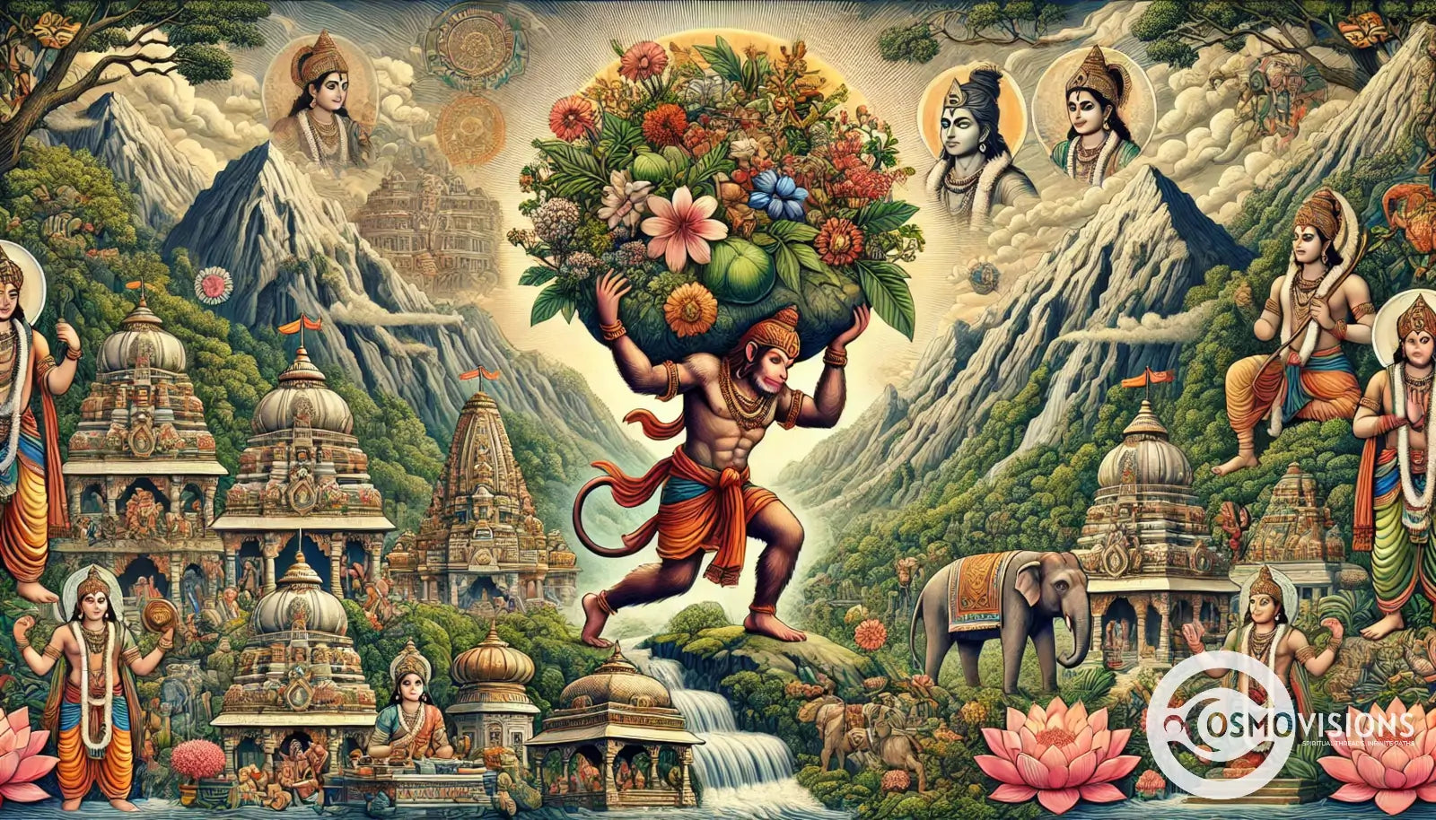Hanuman: The Hindu Monkey God of Ramayana and Medicinal Herbs ...