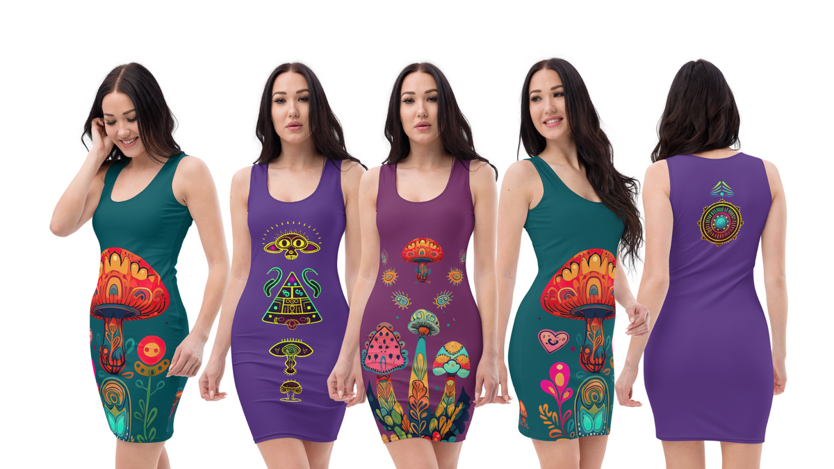 Psilocybe Codex Dress – Cosmovisions