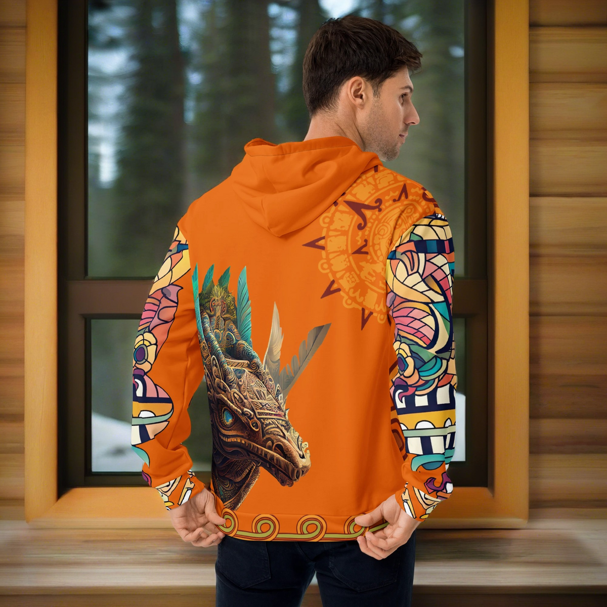 Quetzalcoatl Aztec Hoodie – Cosmovisions