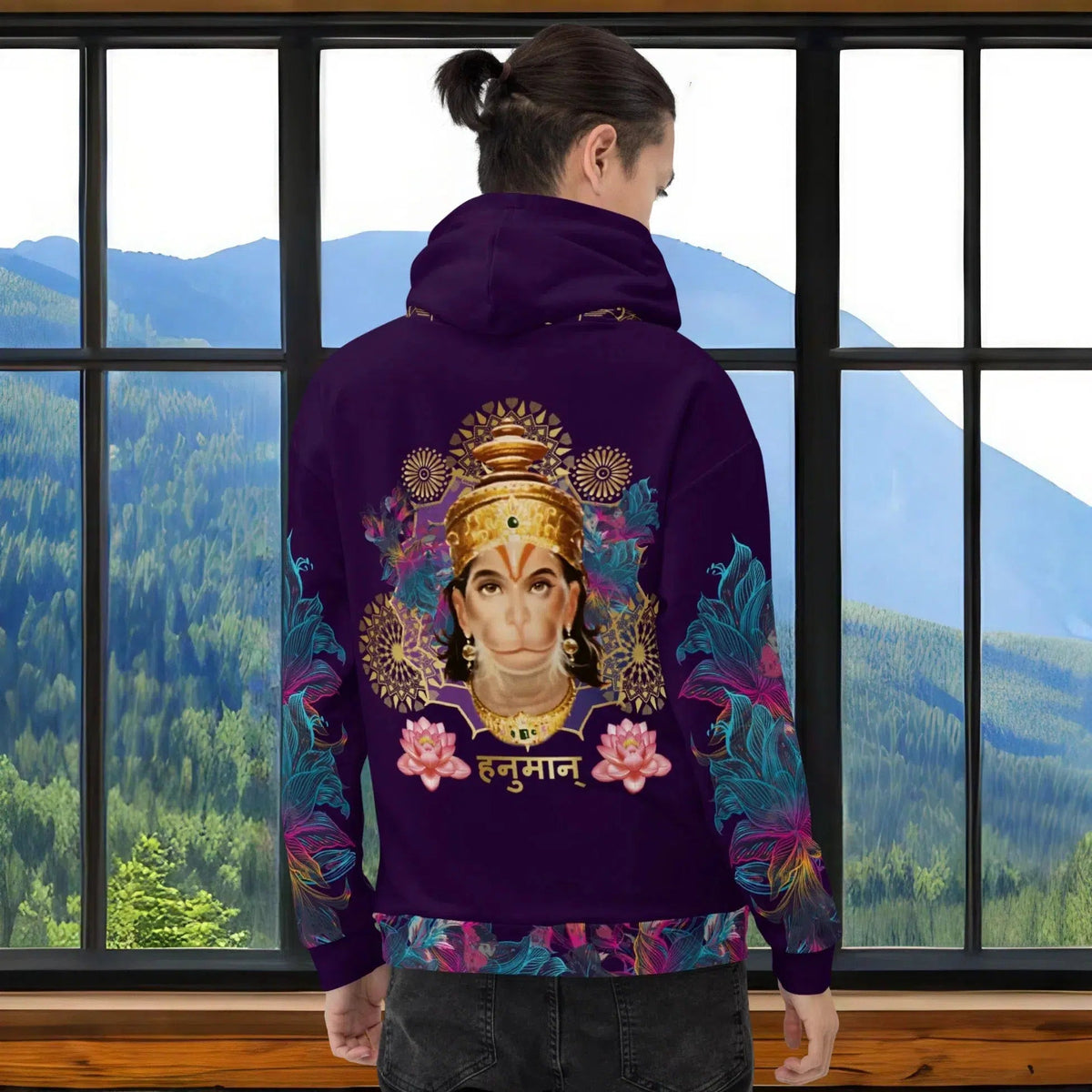 Design Hoodie - Hanuman Hindu Hoodie | Cosmovisions – Cosmovisions