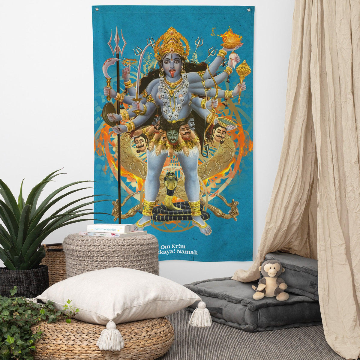 Designer Flag - Kali Hindu Flag | Cosmovisions – Cosmovisions