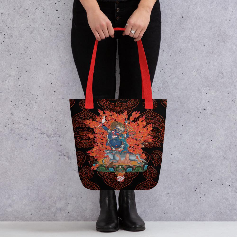 Design Tote Bag - Yama Thangka Tote bag | Cosmovisions – Cosmovisions
