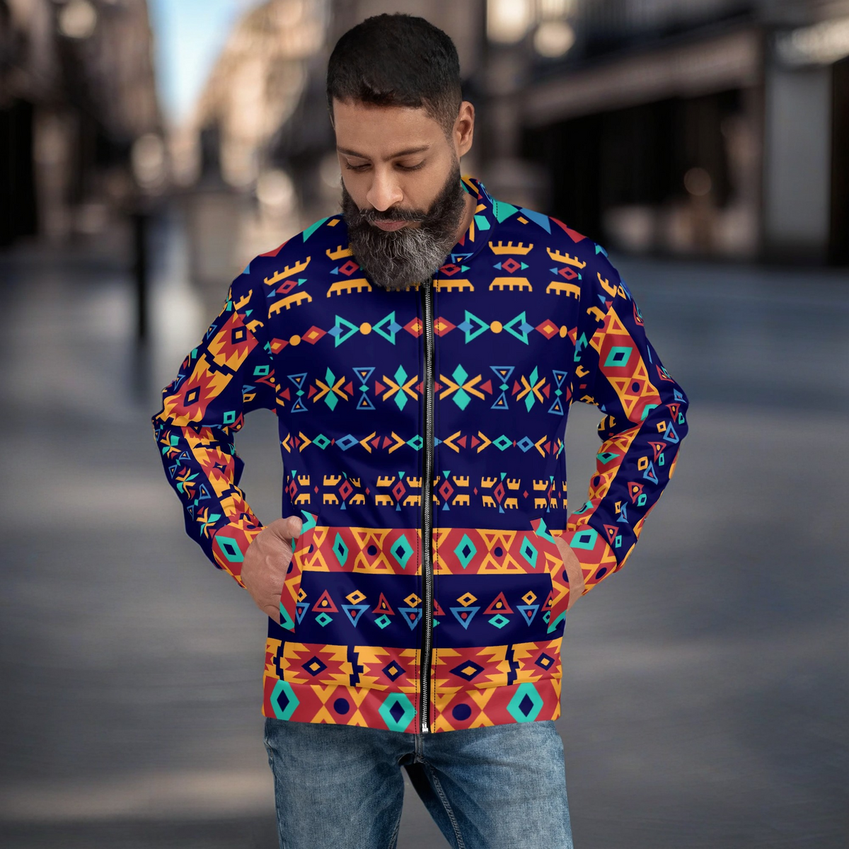 Aztec Bomber Jacket – Cosmovisions